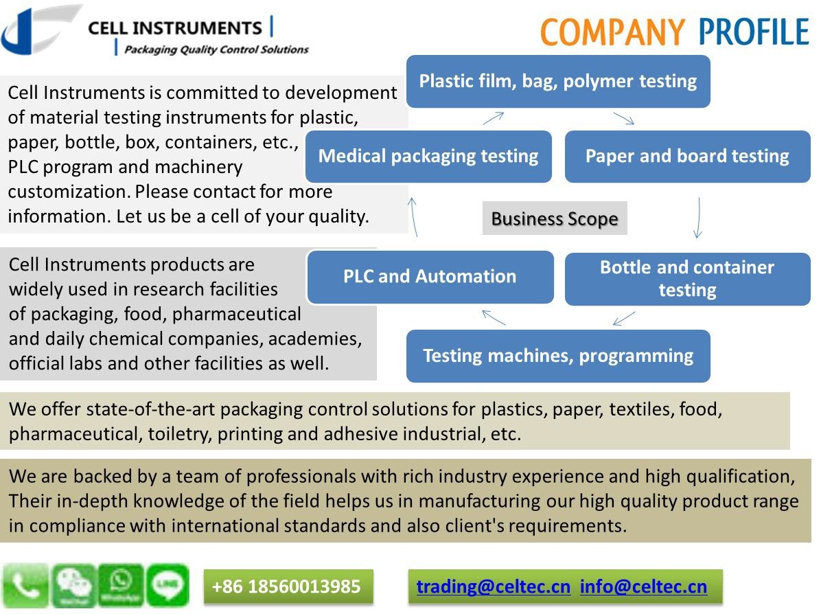 INTERNAL PRESSURE DECAY CREEP TO FAILURE TESTER PACKAGE AND SACHET ...